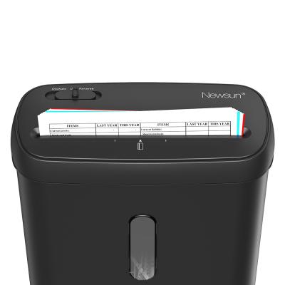 China P2 6 Sheets Strip Cut Paper Shredder 8 Liter Bin Lift Head for sale