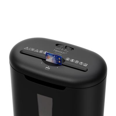 China P4 8 Sheets Cross Cut Paper Shredder 16 Liter Bin Lift Head,3 Mins Shredding Time for sale