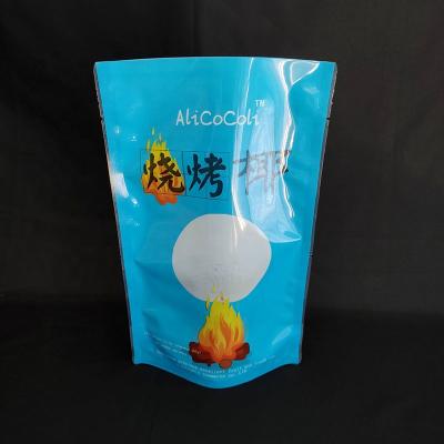 Cina Plastic Barrier Grain Candy Packaging Zipper Bag Holder Up Snack Nuts Food Zipper Pouch Zipper Plastic Bag Holder in vendita