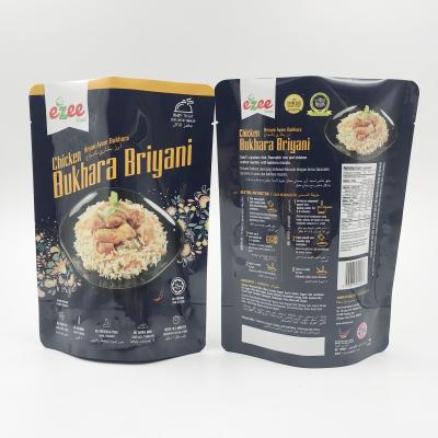 Cina Custom Printed Security Retort Pouch Aluminum Foil Plastic Stand Up Bag For Rice in vendita