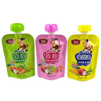 Cina Wholesale Fruit Holder Drinkware Moisture Proof Juice Packaging Bag Drinking Pouch Pouch Plastic Bag With Spout in vendita