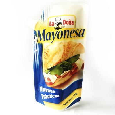 Cina Safety Customized Printing Juice Aluminum Foil Pouch Spout Pouch For Cheese Sauce in vendita