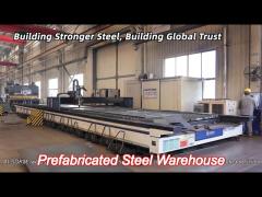 tuv certified prefabricated steel warehouse structure for industrial logistics and storage