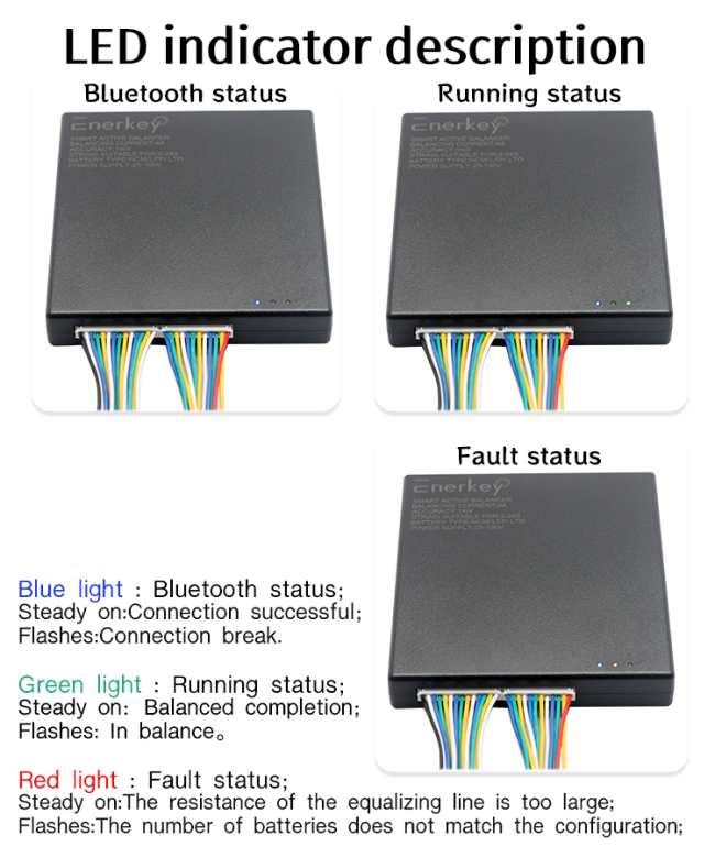 led indicator for 4a smart active balancer