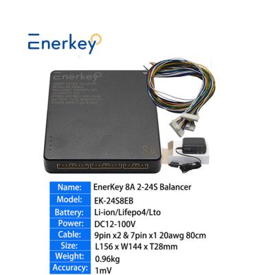 China Lithium Lifepo4 BMS Smart Active Balancer 8A 16S 24S Battery Equalizer 48V for sale