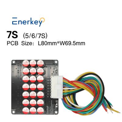 China Lithium Balance Li-ion LiFePo4 BMS Battery Active Equalizer Balancer Board 7S 5A Active Balancer For Motorcycle for sale
