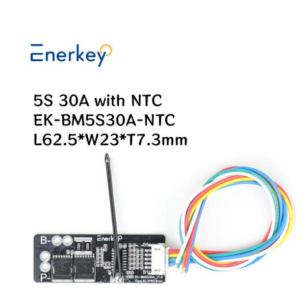 Quality Enerkey 3S 4S 30A BMS With NTC 11.1V 12.6V 14.8V 16.8V PCB Protection Board For for sale