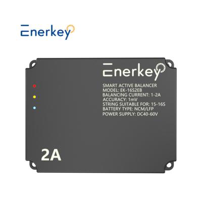 Cina Enerkey Battery Smart Active Balancer Inverter BMS con 15S-16S 100A 150A con corrente di bilanciamento 2A in vendita