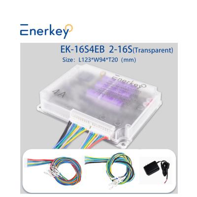 China 5TH Enerkey 2-16S 4A Active Balancer Lifepo4 Battery 16S 48V 4A Battery Equalizer Smart 3S 12V 6S 8S 24V 24S 25V 100V Li-ion for sale