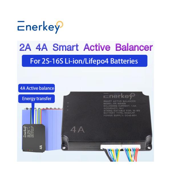 Quality Enerkey 5TH 2-16S 2A 4A Active Balancer for Lifepo4 / Li-ion Battery Equalization in 8S 10S 14S 16S for sale