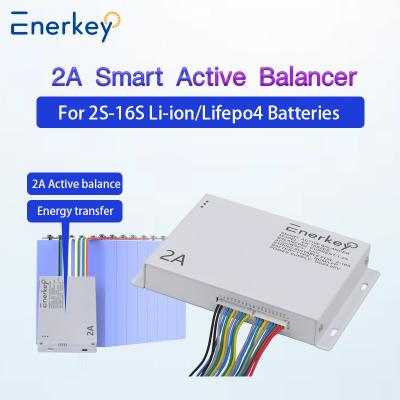 China Enerkey 2a Lifepo4 Balancer 2s-16s Lifepo4/Li-ion Bateria Transferência de Energia Equalização à venda