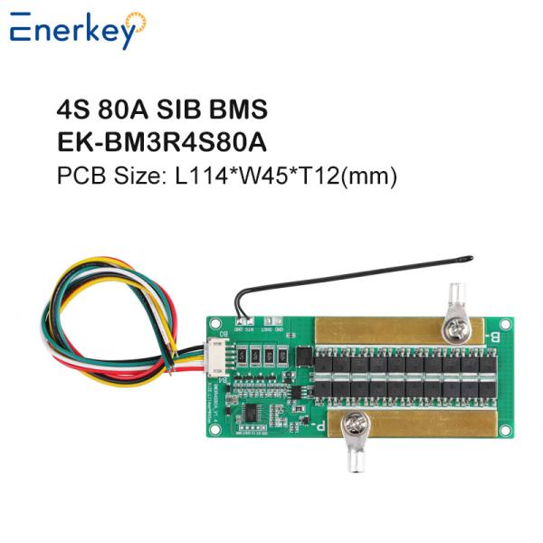 Quality Enerkey 4S 80A 11.1 V/12.6 V BMS 18650 For 3.7 V Lithium Li-ion Lifepo4 Lto SIB for sale