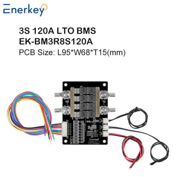 Quality Enerkey 3S 120A Continuous 300A Peak High-Current LiFePO4 Li-ion BMS for Solar for sale
