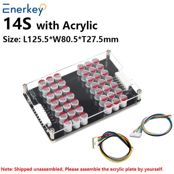 Quality Enerkey 5A Lifepo4 Balancer with Acrylic 9s 10S 11S 12S 13S 14S Lithium ion for sale