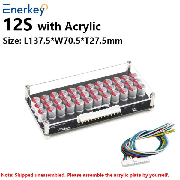 Quality Enerkey Lithium Active Equalizer 9S 10S 11S 12S 5A Active Balancer with Acrylic for sale