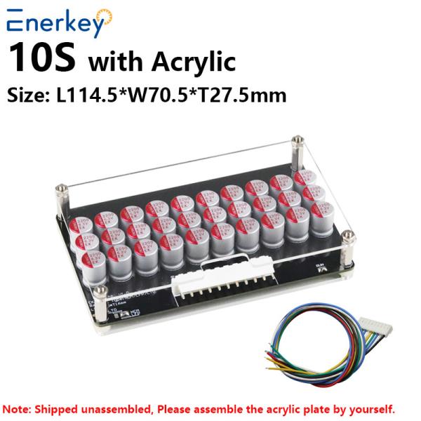 Quality Enerkey 5A 8S 9S 10S Lithium Active Equalizer with Acrylic Plate Li-ion/Lto for sale