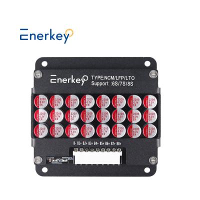 China Enerkey 6S-8S 5A Lithium Active Balancer with Aluminum Shell Li-ion/Lto/Lifepo4 Battery Balancing Board for sale