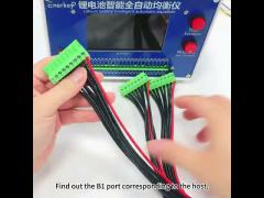 2S-24S 1A-7A Bateria de lítio Equalizador de descarga automática inteligente para bateria Li-ion/Lifepo4/Lto