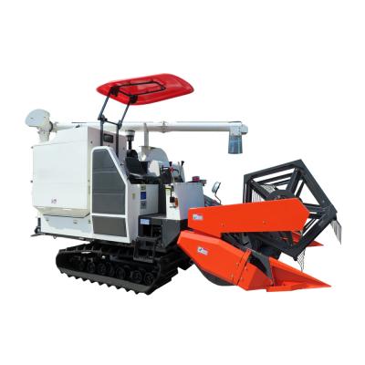 China Full Feeding Grain Combine Harvester with Rubber Track for sale