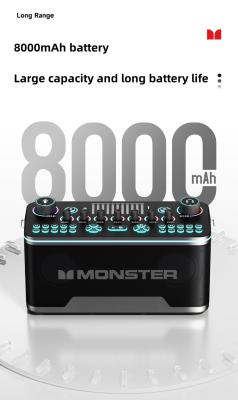 中国 モンスター SK100 RGB マルチメディア ブルーツスピーカー 2*80w 最大出力 販売のため