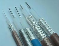 China Solid PTFE High Temperature RF Coaxial Cable for sale