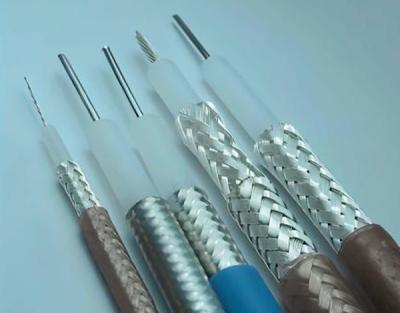 China Solid PTFE High-Temperature RF Coaxial Cable for Instrumentation and RF Signal Transmission for sale