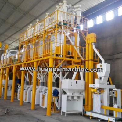 China maize processing plant, 35-60ton per day maize milling machines for sale, wheat flour milling machine for sale