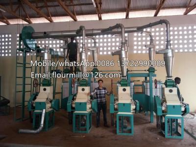 China 20-25TPD corn mill grinder maize grinding machine maize flour milling machines for sale