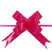 China 18mm High Glossy Pull String Bows Red Gift Wrap Flower Wrapping for sale