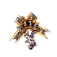 China 5inch Pull String Bow Ribbon Christmas Pull Bows For Hampers for sale
