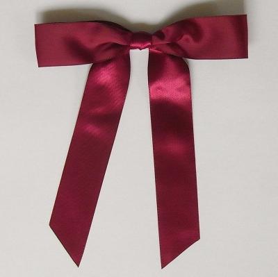 Cina invito pronto rosso metallico di 2in Mini Satin Ribbon Bows For in vendita