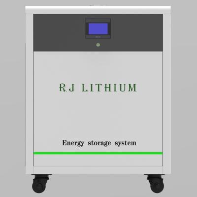 China RJ TECH 30kwh 48v Rechargeable 51.2v 600Ah PV Energy Storage solar Hybrid Inverter System for sale