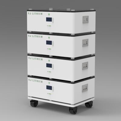 China RJ TECH 8.3kwh lithium stackable lifepo4 Battery Rechargeable 48V PV Storage Battery System for sale