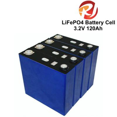 China Tiefe Zyklusleben 3.2V 120Ah LiFePO4 Batterie-Zelle prismatisch für Solar-/Wind-Energie-Energie-Speicher zu verkaufen