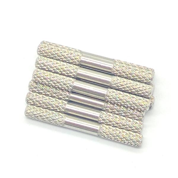 Quality Non Standard Turned Metal Parts Cylindrical Knurled Pins For Walking Centering for sale