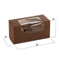 China Hand Length Handle Bump Process Cake Box for Western Snacks and Bakery Packaging for sale