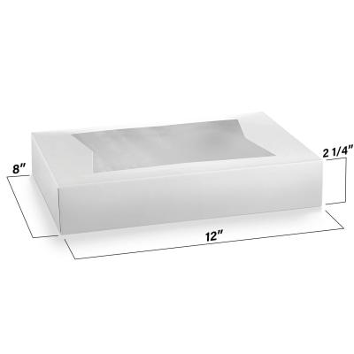 China 12x8x2.25inch Custom Kraft Cake Boxes for Environmentally Friendly Packaging for sale