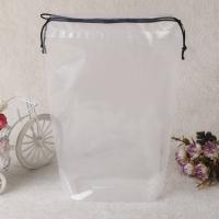 China Custom Clothes Storage Bundle with Drawstring PE Bag and Transparent Plastic Pocket for sale