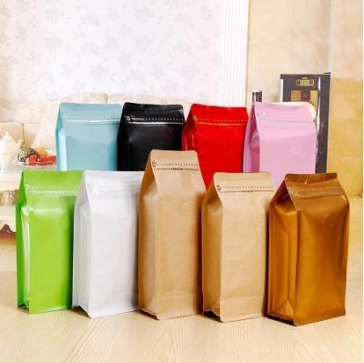 China 2023 Ankunft Custom Printed Packaging Kaffee Reißverschluss Tasche Taschen mit Ventil und Reißverschluss für Tee zu verkaufen