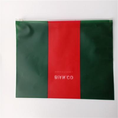 China Pvc Biodegradable Waterproof Plastic Ziplock Bag Storage Organizer for Sealing Handle for sale
