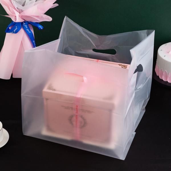 Quality Plastic Material Structure Custom Size Accepted Tote Bag for Salad Baking for sale