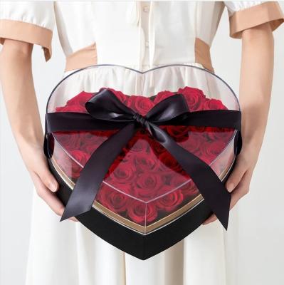 中国 バレンタインデー ロゴとリボンプリントのバラ箱 販売のため
