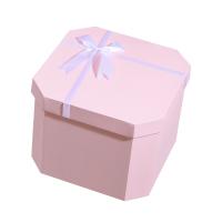 Quality Square Novelty Ribbon Birthday Gift Box Packing Box Paper Gift for Customized for sale