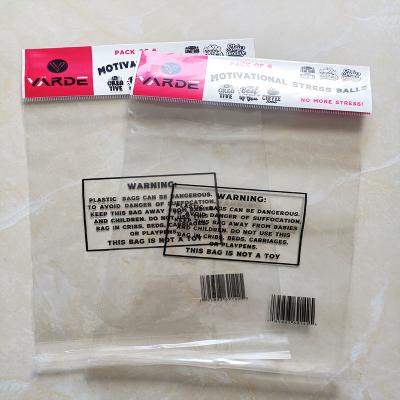 Cina Sacchetti di cellophane stampati su misura per imballaggi di palloncini in vendita