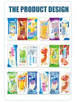 China Custom Printed Back Sealing Foil Plastic Ice Cream Wrapper for Popsicle Packaging for sale