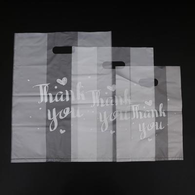 China Gepersonaliseerde Eco Friendly Tote Bag THANKYOU Plastic Shopping Bag met 50-200 micron Dikte Te koop
