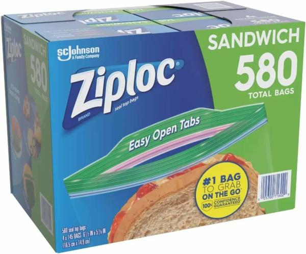 Quality Plastic PP Gravure Printing Easy Open Tabs Sandwich LDPE Freezer Ziplock Bags for sale