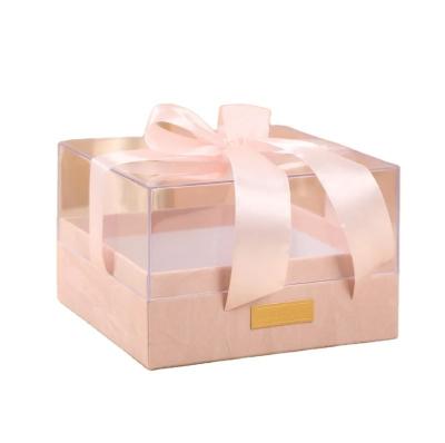 China Papier Geschenkverpackung für Kerze Custom Logo Luxus transparente Acryl-Speicherbox zu verkaufen