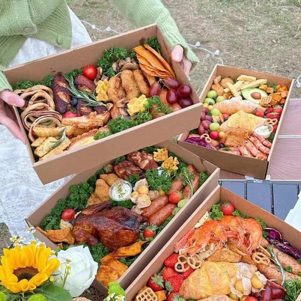 Quality Customized Take Away Fast Food Package 25*36*8cm for Chemical Pulp and Custom for sale