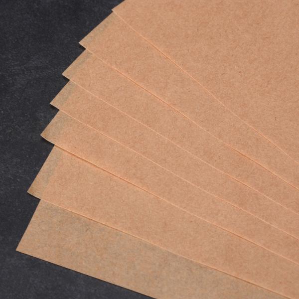 Quality Straw Pulp Oil Proof Paper for Take Away Food Bakery Pizza Pad Barbecue French for sale